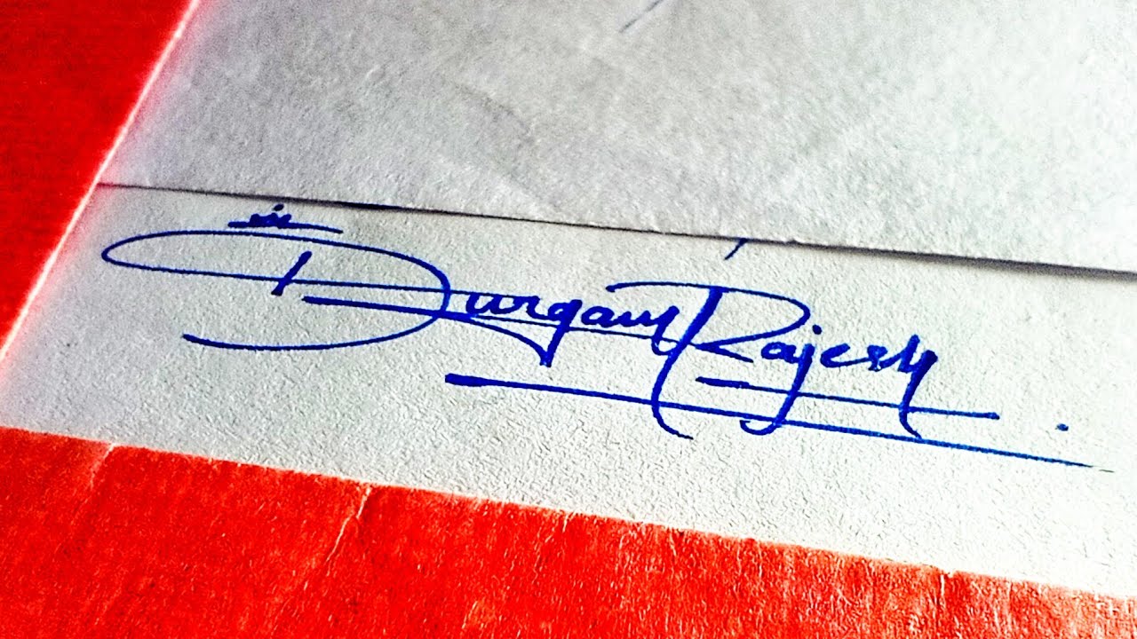 How to learn your signature ? ️ | Signature style of my name | First ...