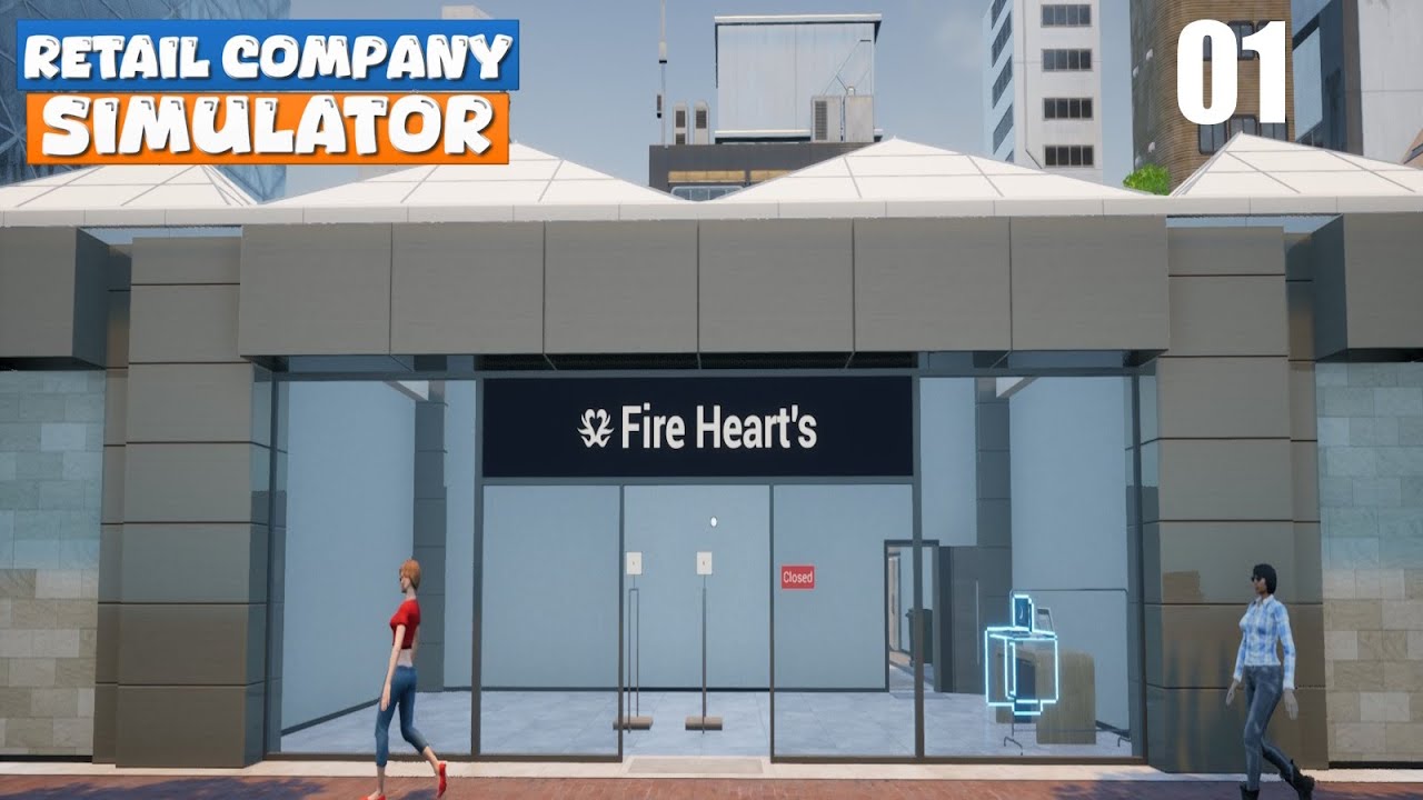 please shop in my retail store! | retail company simulator #1 - YouTube