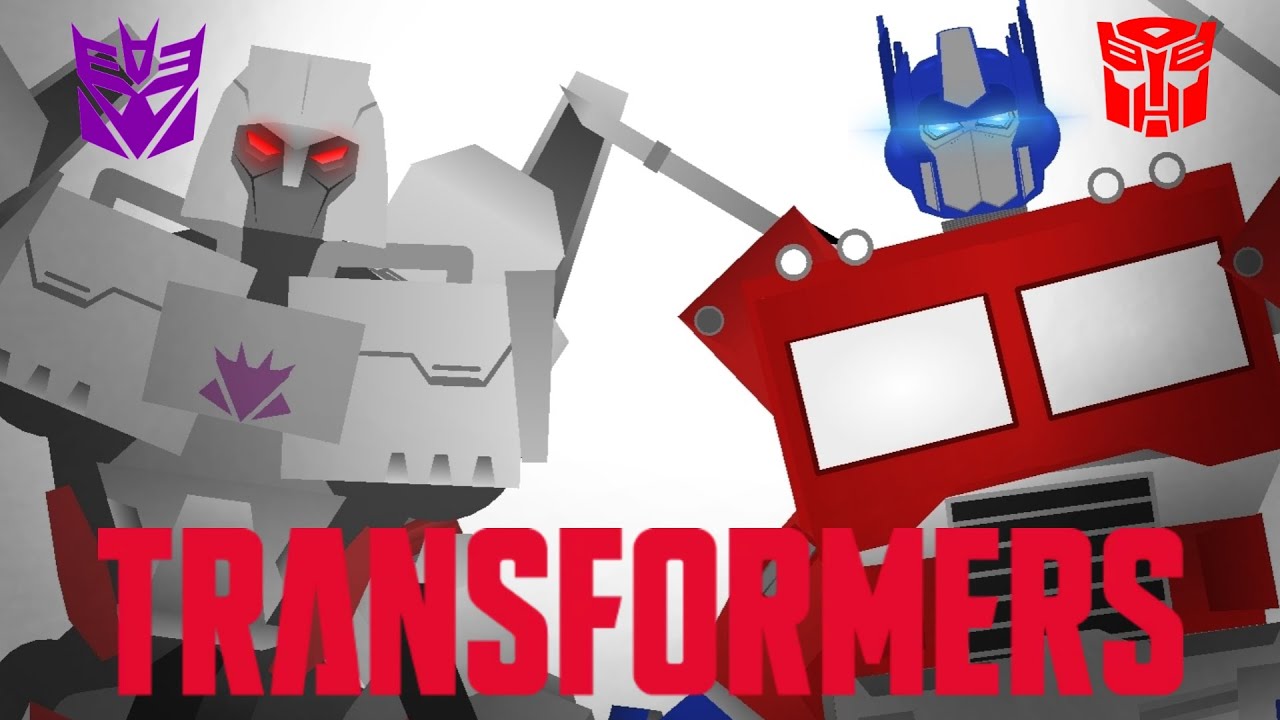 The Transformers Movie G1 Optimus Prime vs Megatron - Stick Nodes - YouTube
