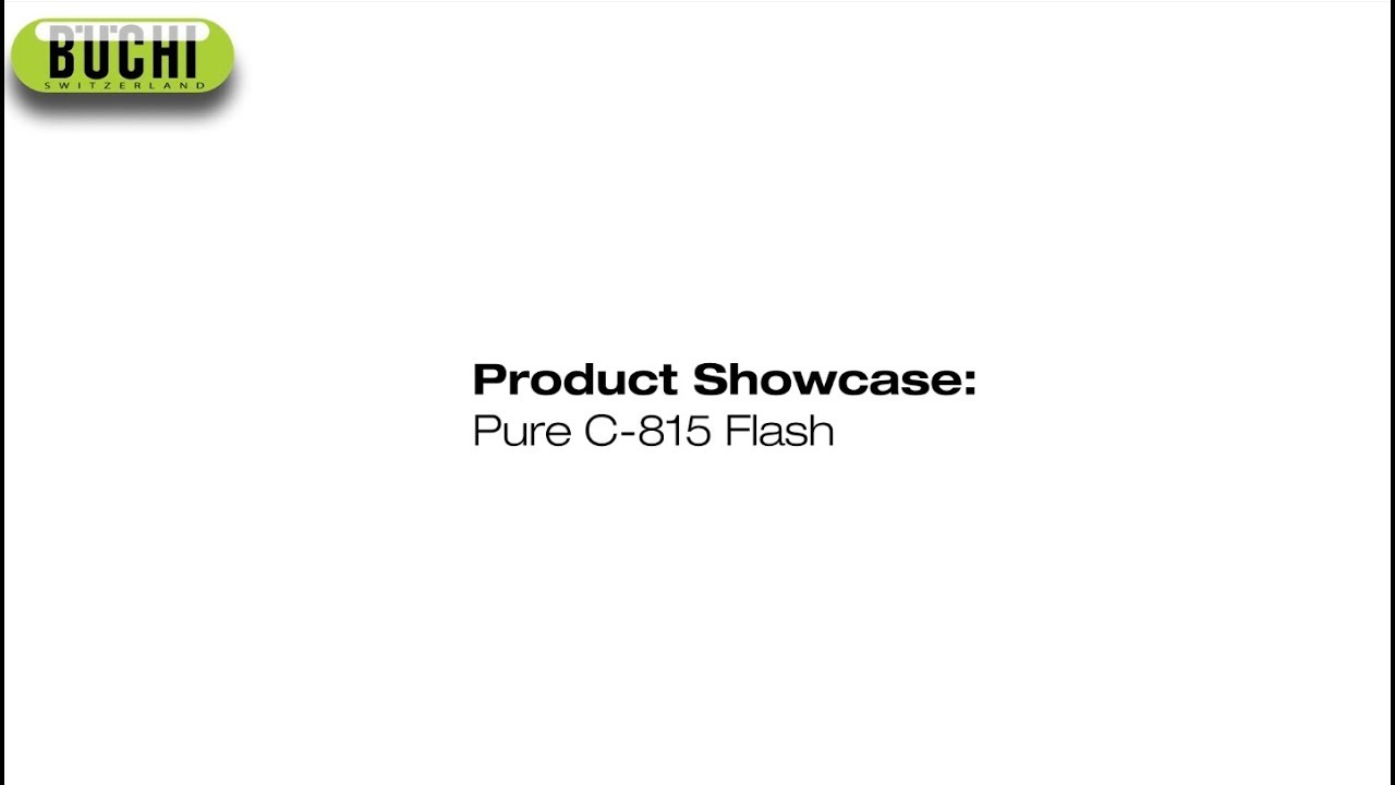 Product Showcase: Pure Chromatography C-815 Flash - YouTube