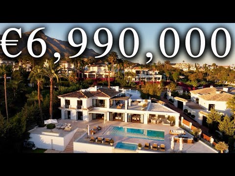 Touring a €6,990,000 modern home with SPA, Massage Rooms, Bars & MORE!