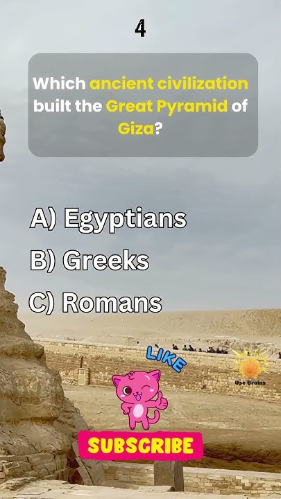 Who Built the Great Pyramid of Giza? | Trivan General Knowledge Quiz ...