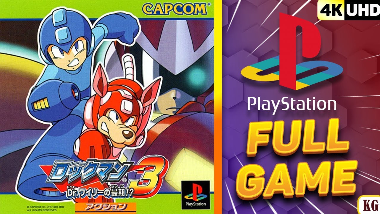 Rockman 3: Dr Wily No Saigo!? [PS1] Gameplay Walkthrough FULL GAME [4K60ᶠᵖˢ UHD🔴] - YouTube