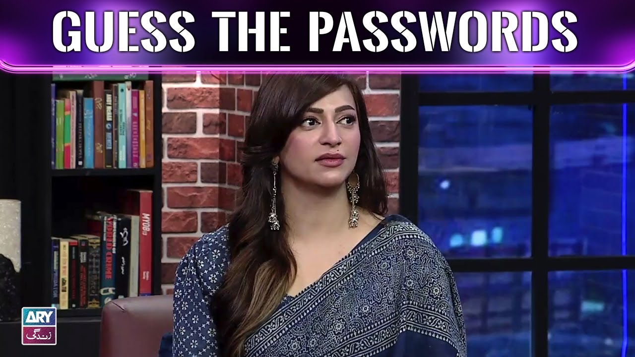 Guess the celebrities' passwords | Hiba Ali Khan - YouTube