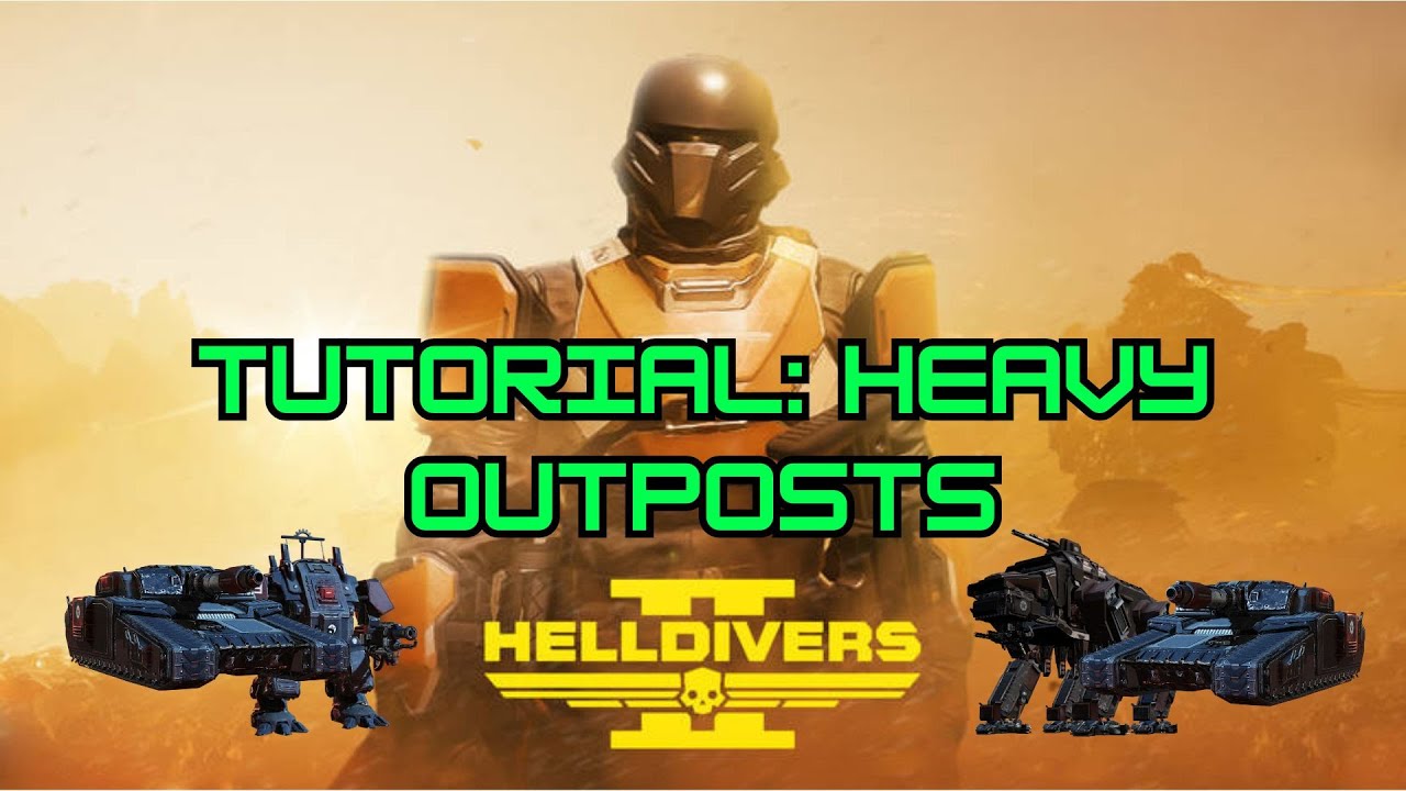 HELLDIVERS 2 - How to Easily Solo all Automaton Heavy Outposts (LVL 9 ...