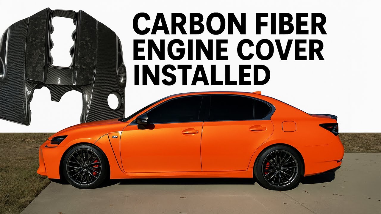 Carbon Addict JDM Engine Cover - Forged Carbon fiber + Boise Carbon ...