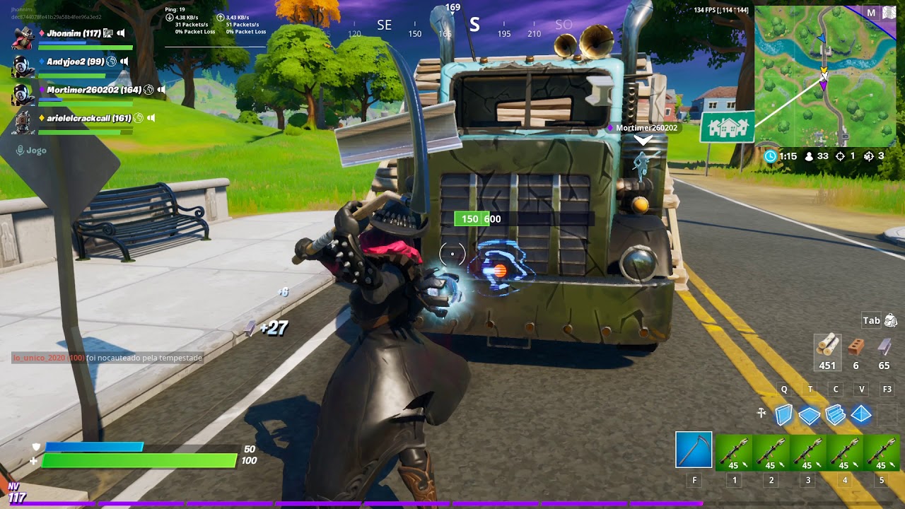 Fortnite Explosivos Potentes FULL EPIC GRAPHICS - 4K - YouTube