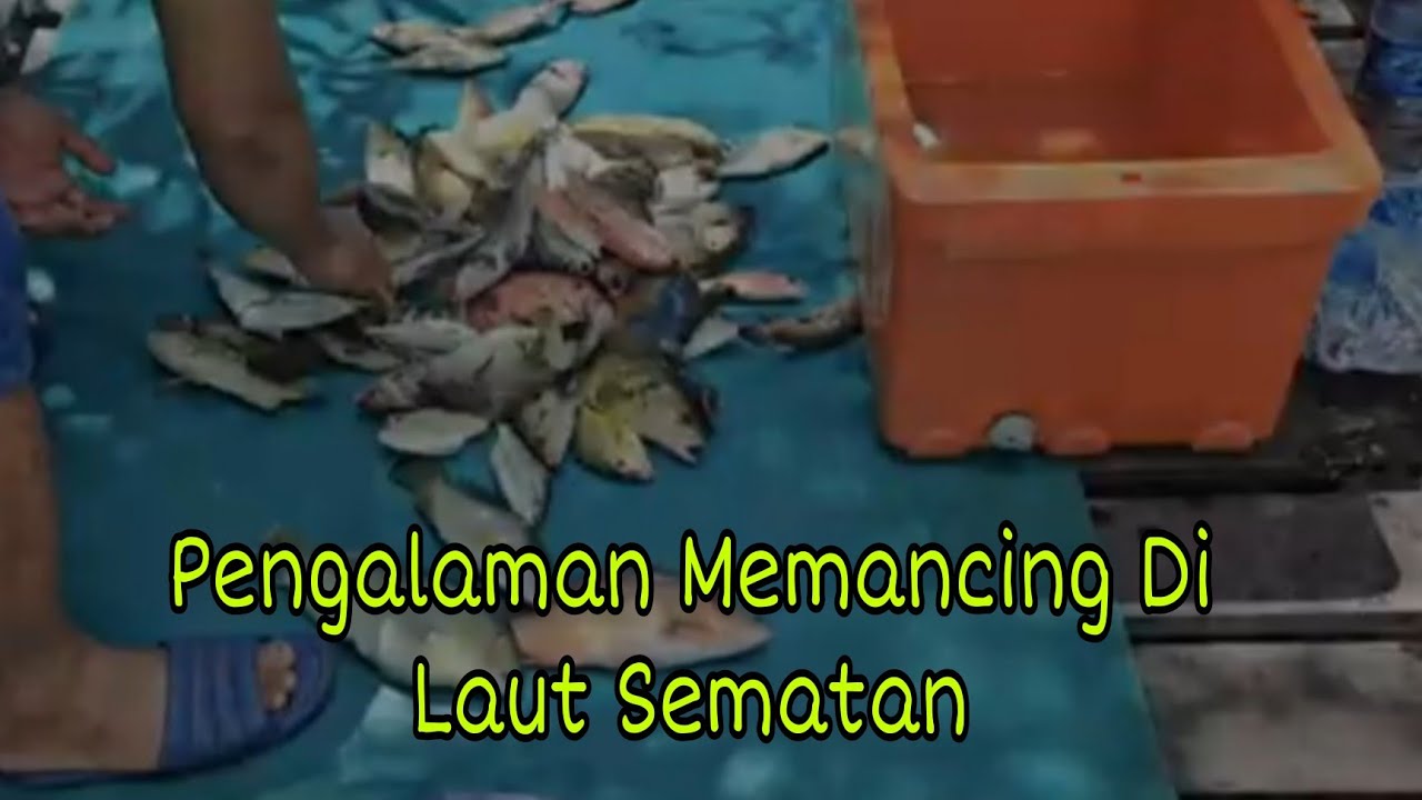 Pengalaman memancing di laut Sematan - YouTube