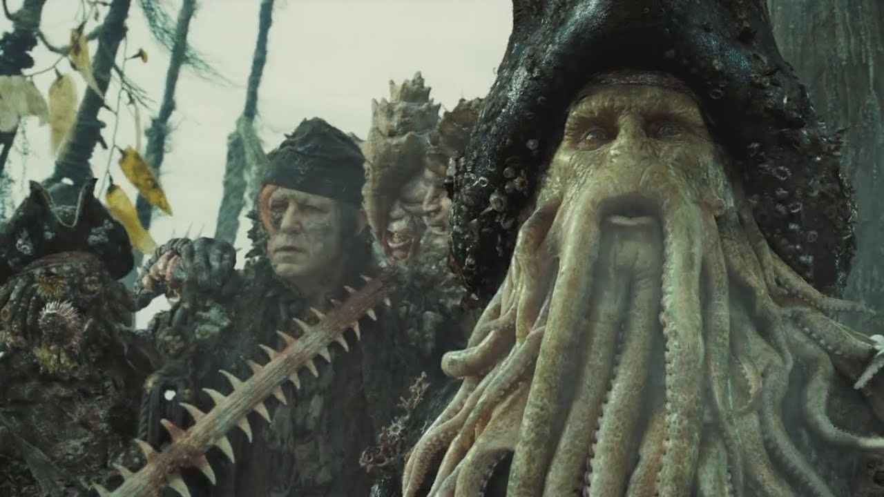 Pirates of The Caribbean 2 - Bets Fight Scene | Captain Jack Sparrow vs ...