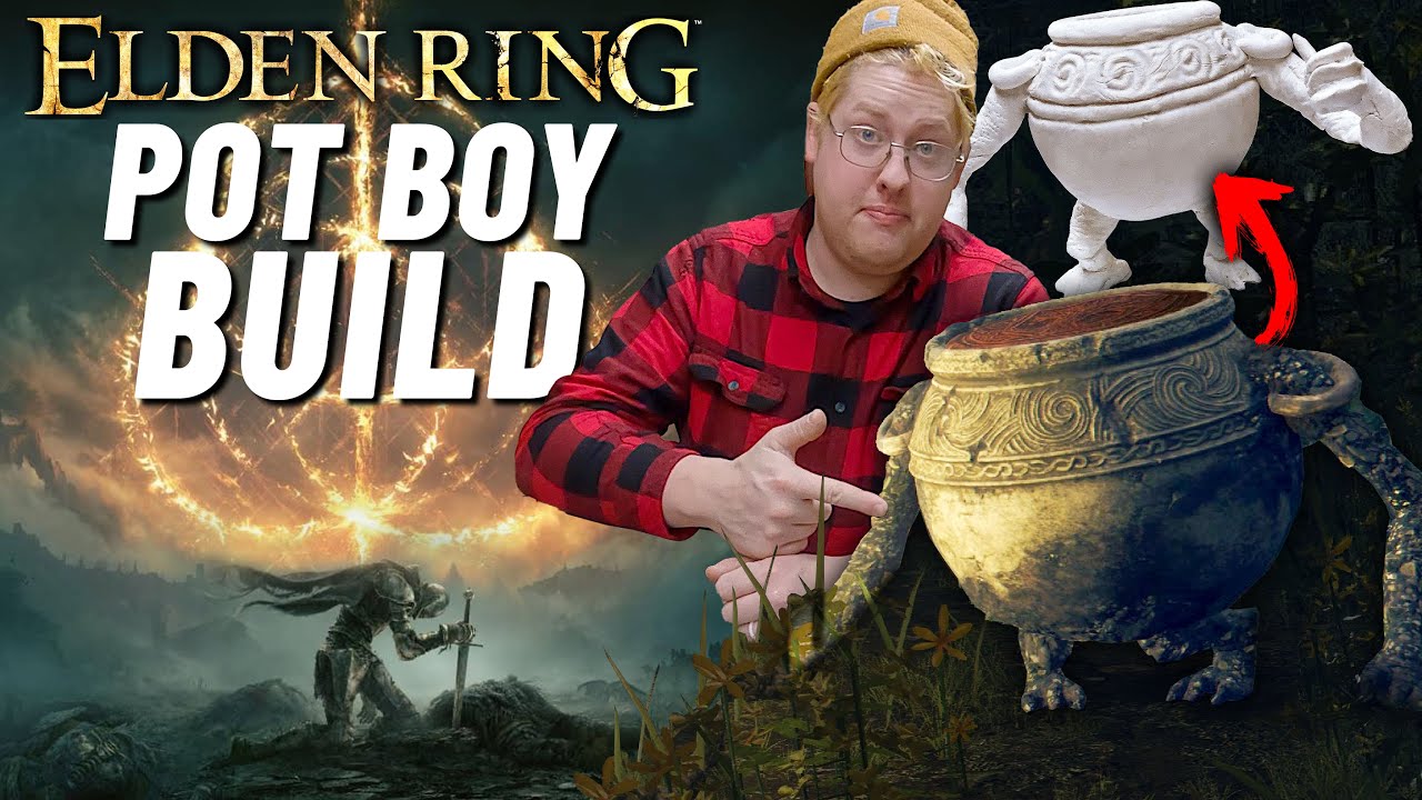 ELDEN RING Pot Boy Build | Make it Real Clay Plant Holder - YouTube