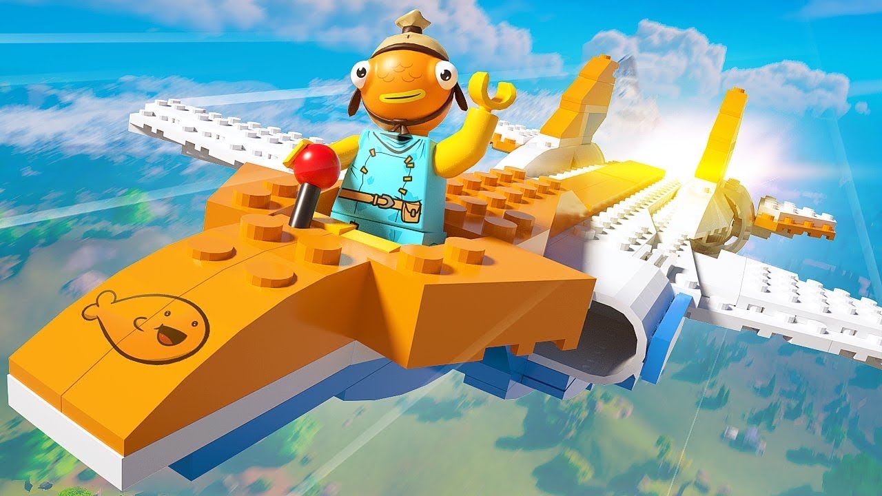 I BUILT A PLANE in LEGO FORTNITE! - YouTube