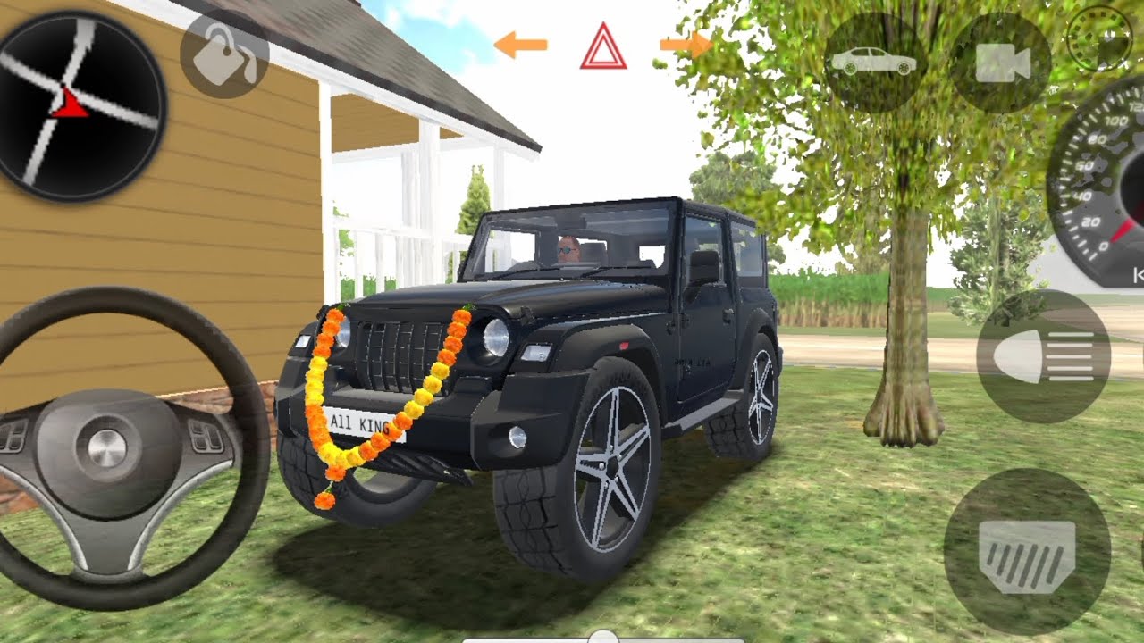 Indian Car Simulator 3d || Car Game || Mahindra Thar Driving || Android ...