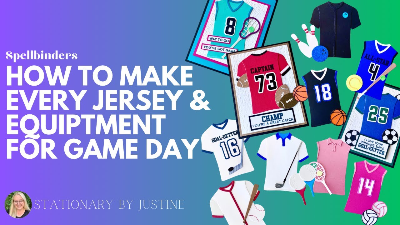 Game Day Collection Spellbinders & Justine Dvorak - YouTube