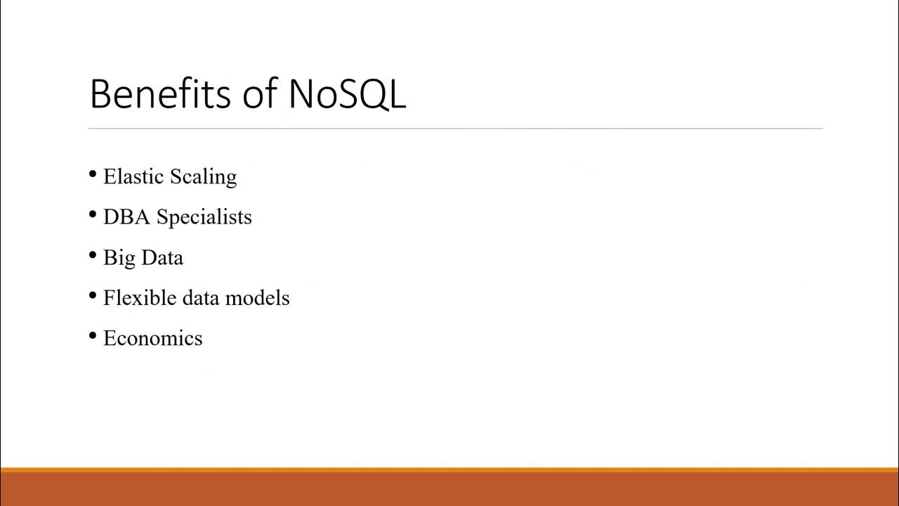 NOSQL Database - YouTube