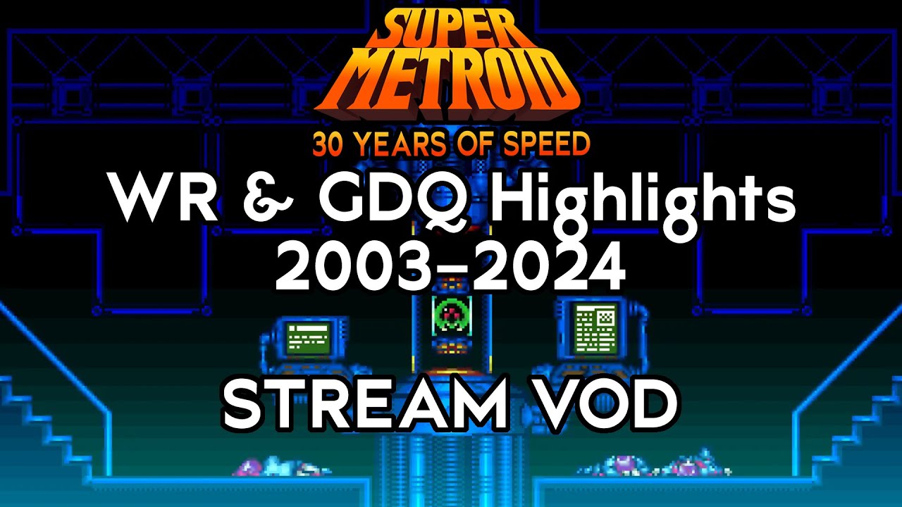 Super Metroid - 30 Years of Speed! [Stream VOD] World Record ...