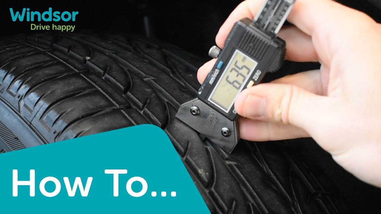 How To Check Tyre Thread Depth - Windsor Motors - YouTube