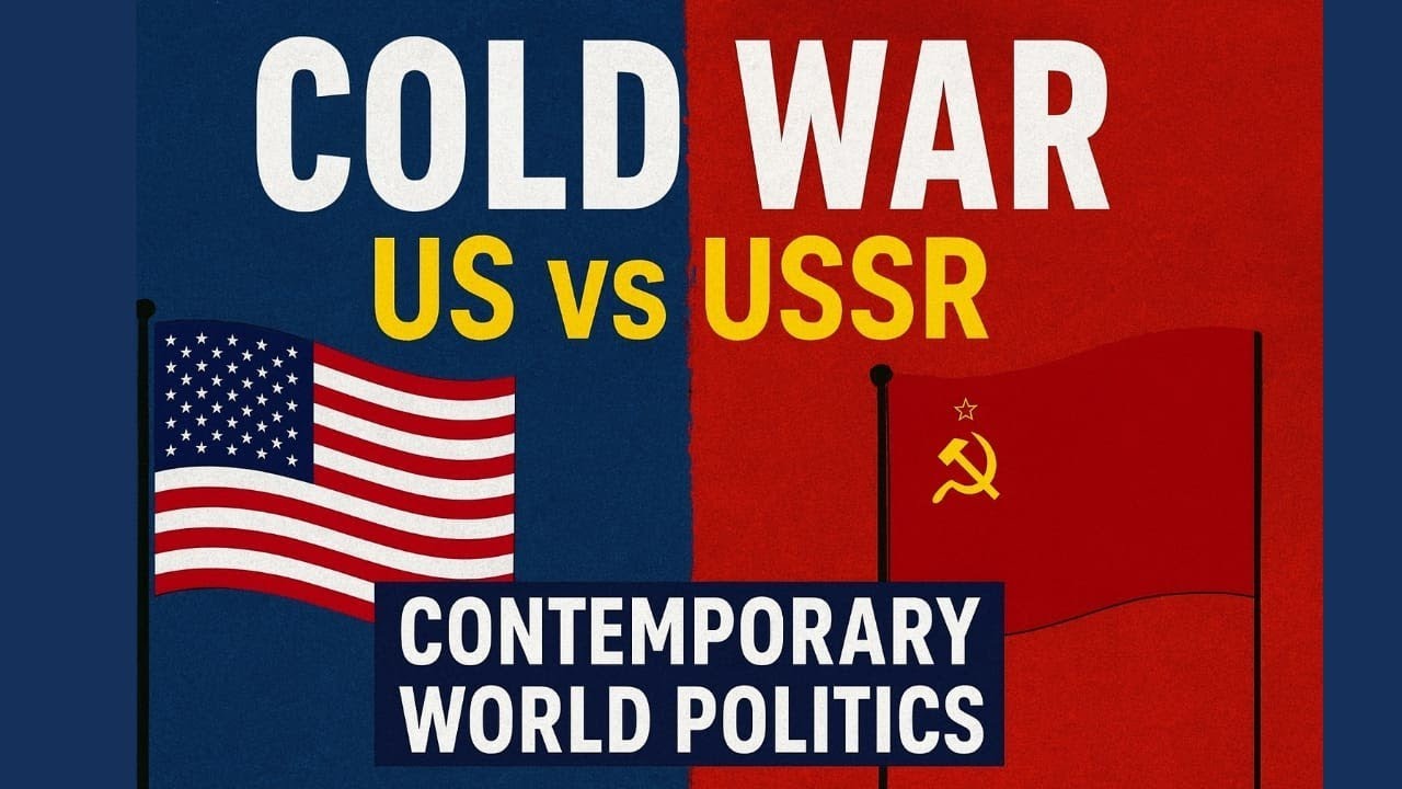 “Cold War Explained 🔥 US vs USSR | The Battle of Ideologies ...