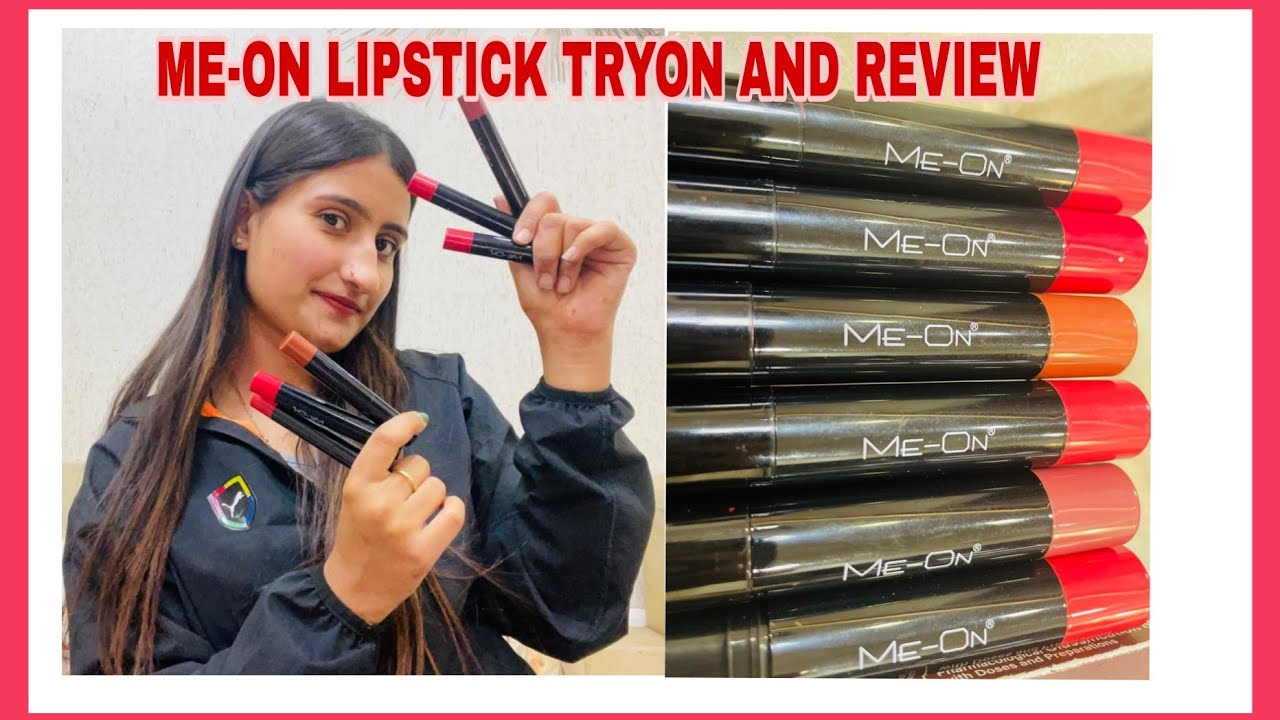 ME-ON SUPER STAY MATTE LIPSTICK REVIEW #Meon #bestlipsticks - YouTube