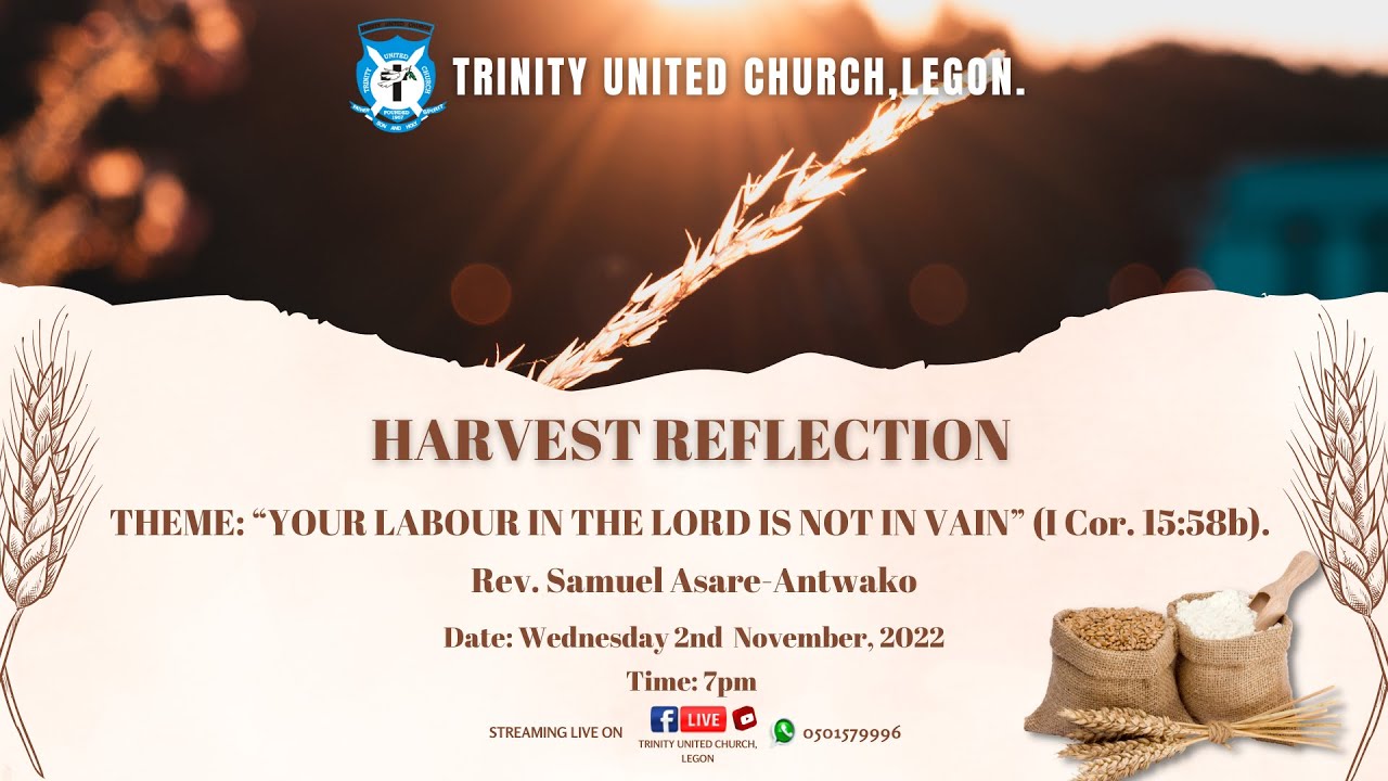 LET'S TALK ABOUT || HARVEST REFLECTION || 2nd November, 2022 - YouTube