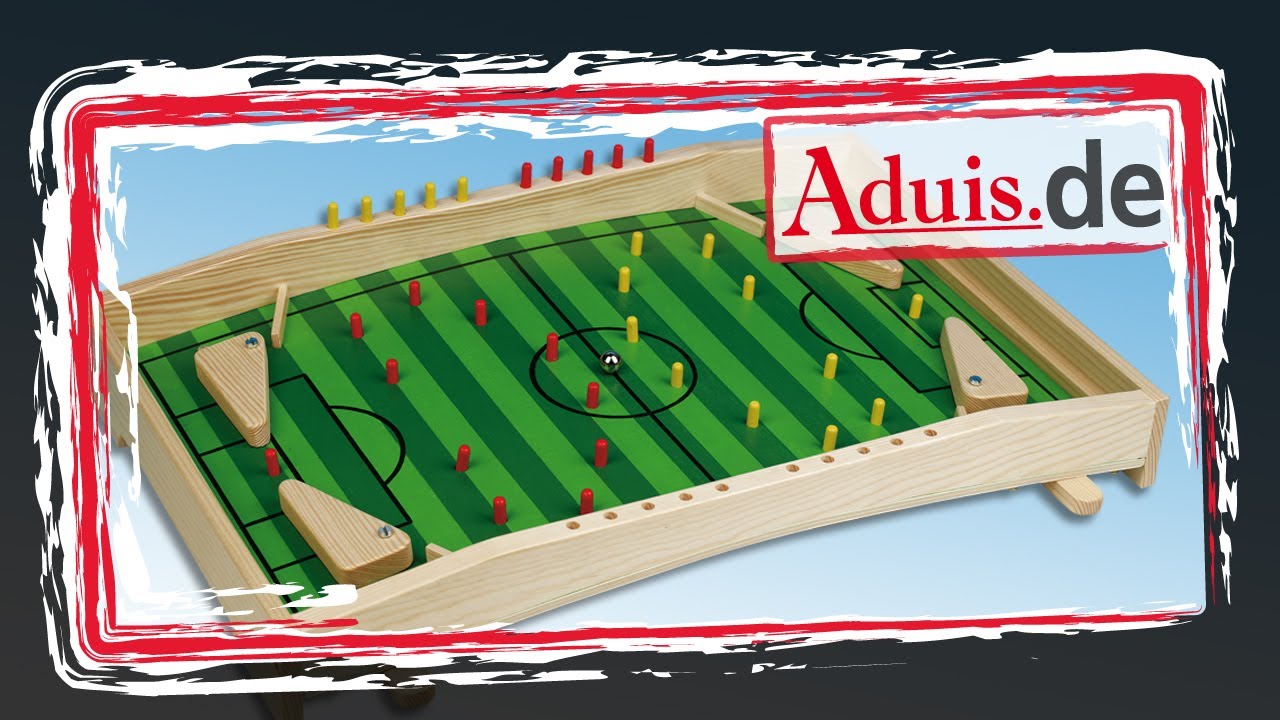Fussballflipper für 2 Spieler aus Holz - YouTube