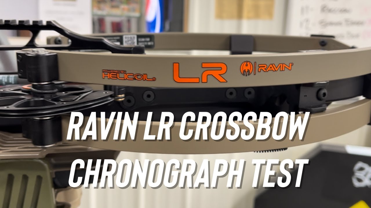 Ravin LR Crossbow - Chronograph Test with 500 Grain XKV Arrow - YouTube