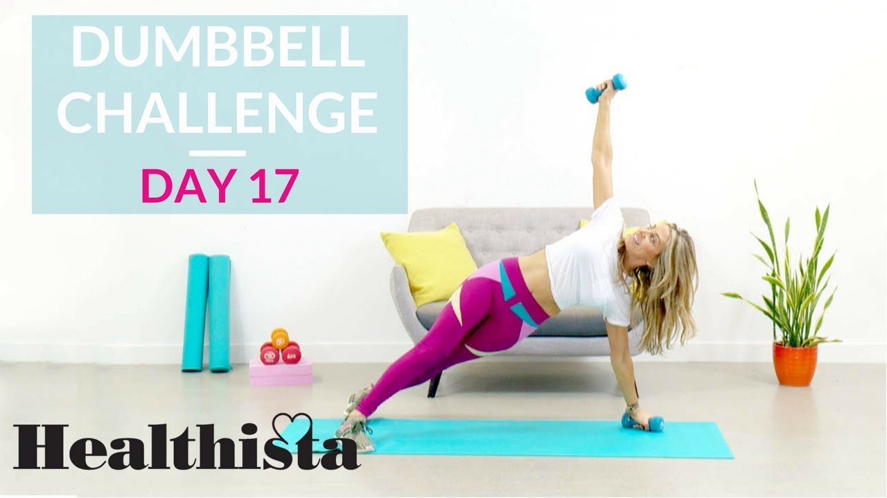 30 Day Dumbbell Workout Challenge | Full Body | Day 17 - YouTube