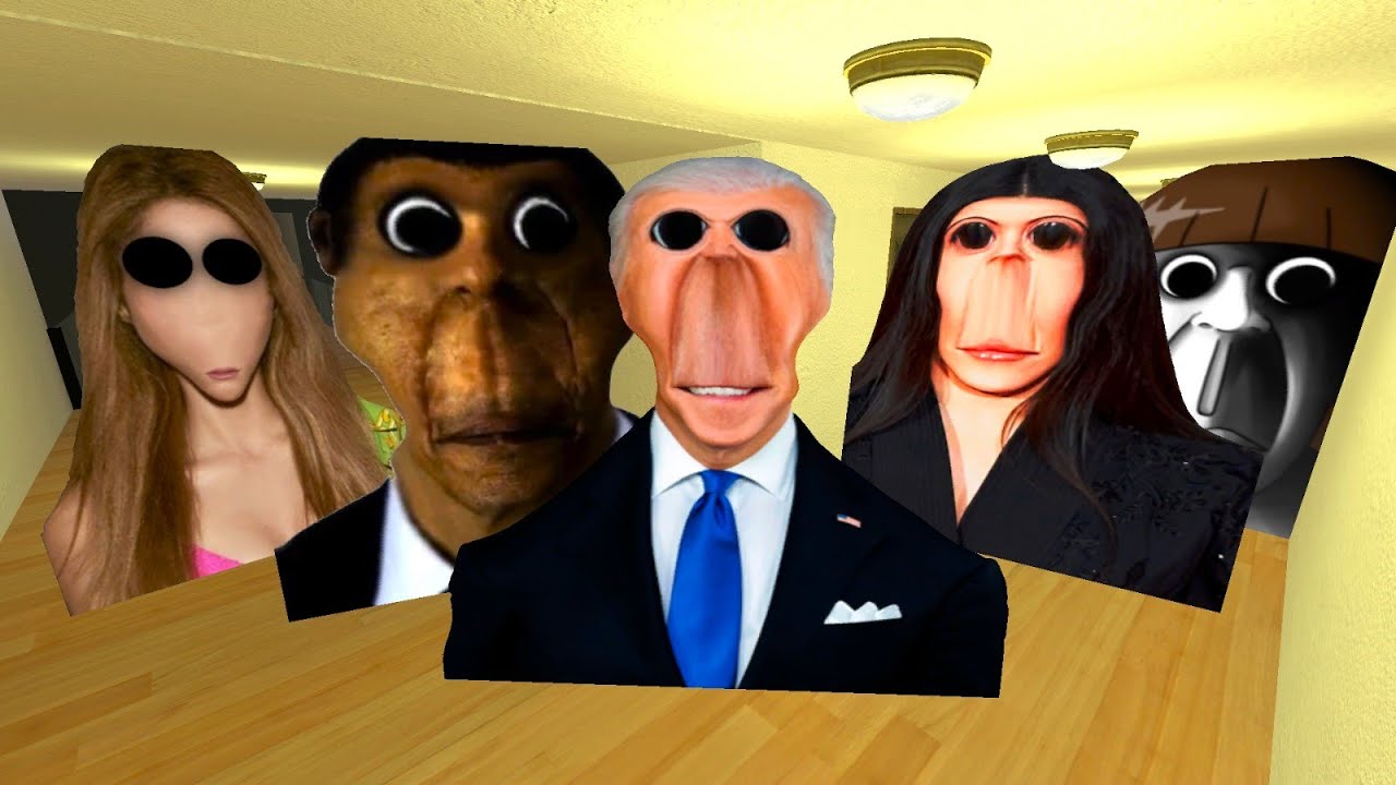 Shakunga, Joe Biden, Rosalia Bizcochito, Obunga And Girl Obunga Nextbot ...