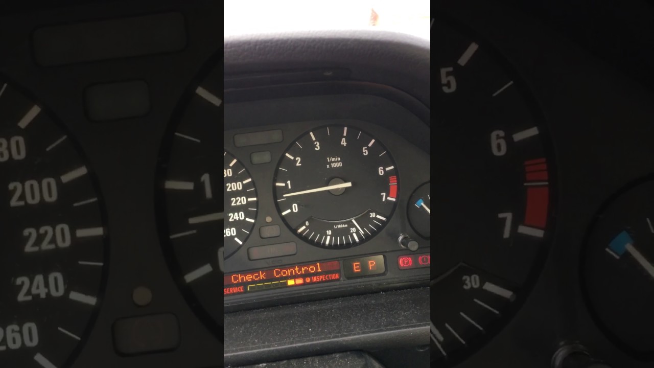 BMW E34 525ix 1993 engine coughing and stopping - YouTube