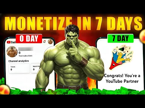 I tried 7 Days Hulk Ai Shorts Upload Challenge | 0→1000 Subs LIVE