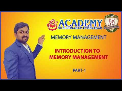 Introduction to Memory Management | OPERATING SYSTEM | SREE ACADEMY |ECET - YouTube