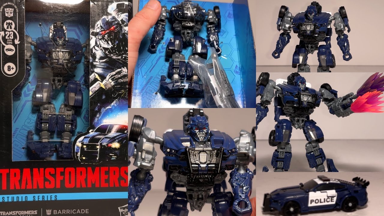 Transformers studio series the last night Barricade review. SS TLK ...