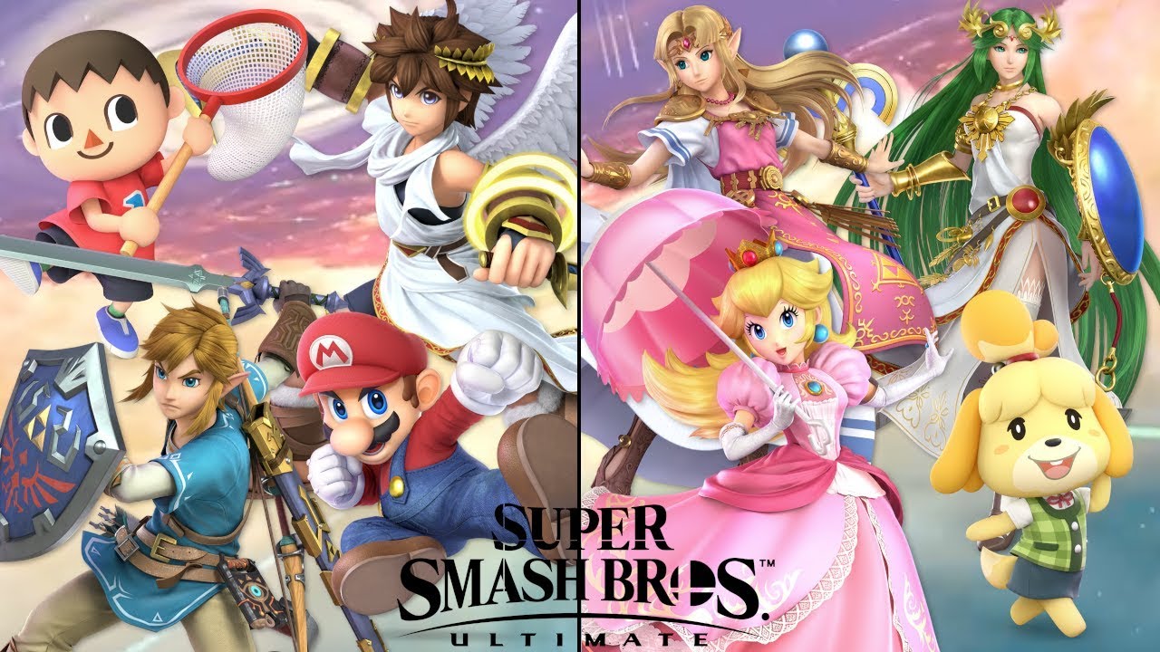 Super Smash Bros. Ultimate: Male vs. Female Characters - YouTube