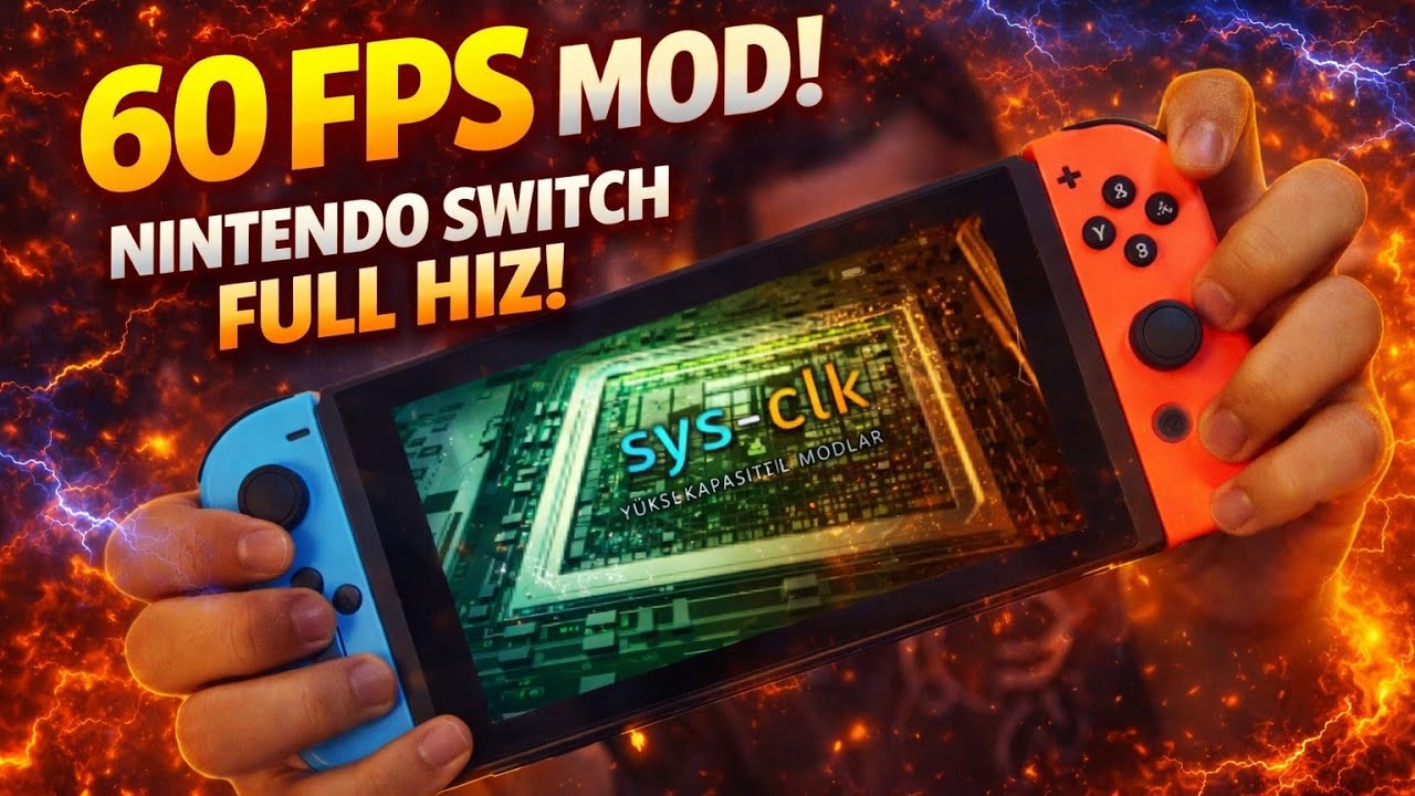 ÇİPLİ NİNTENDO SWİTCH İÇİN OVERCLOCK İLE 60 FPS OYUN NASIL OYNANIR? SYS ...