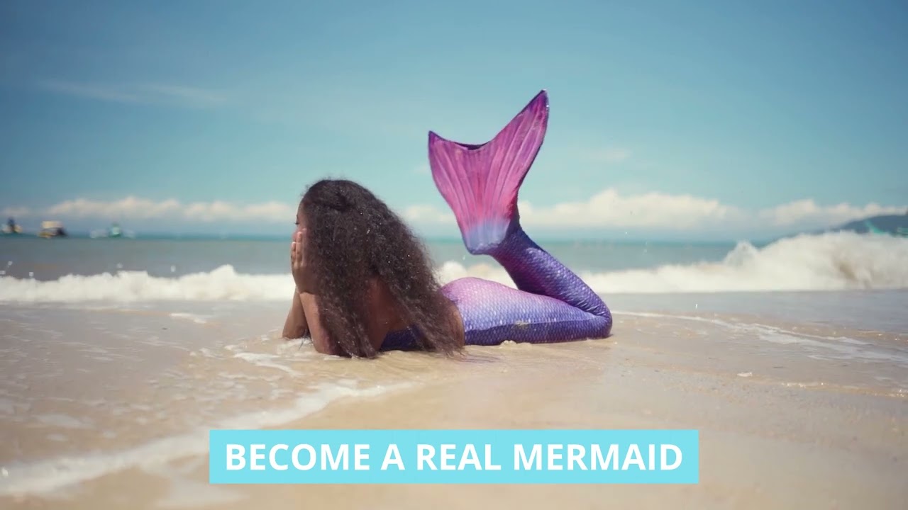 Best Mermaid Tails for Swimming SunTails - YouTube
