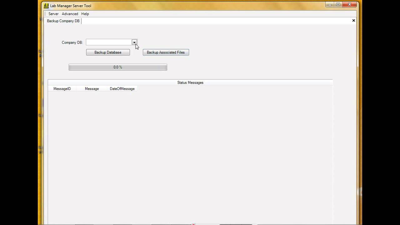 Backing up Lab Manager v7 - YouTube