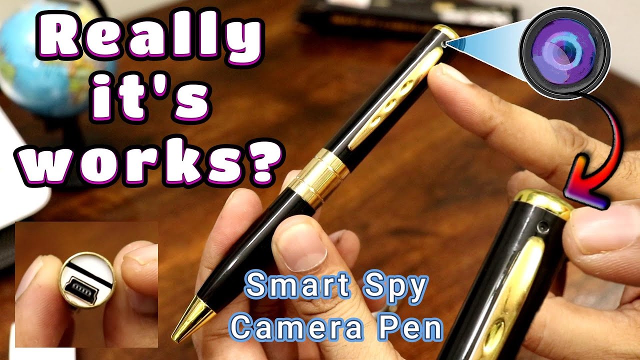 Smart Spy Camera Pen with microphone | James Bond Pen | Video Recorder ...