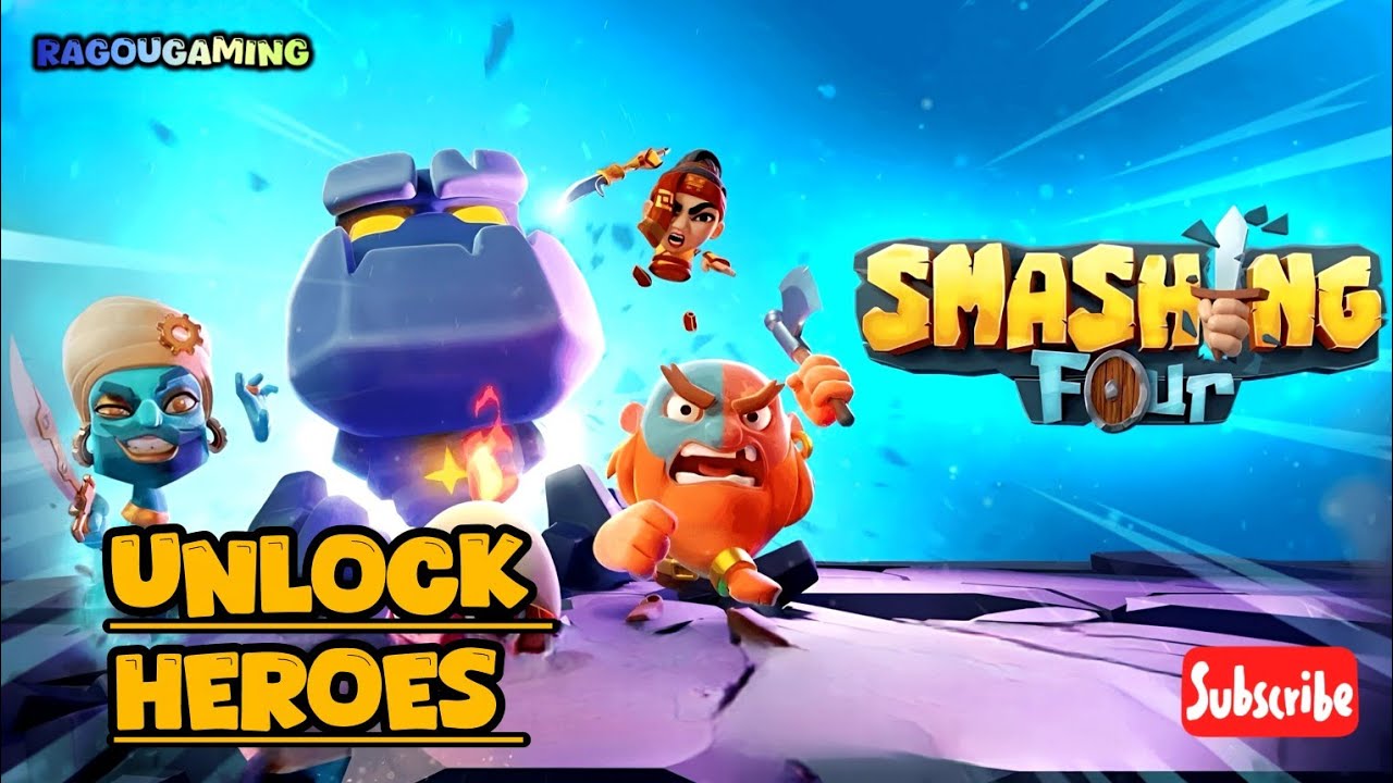 How to Unlock New Heroes in Smashing Four PVP - YouTube