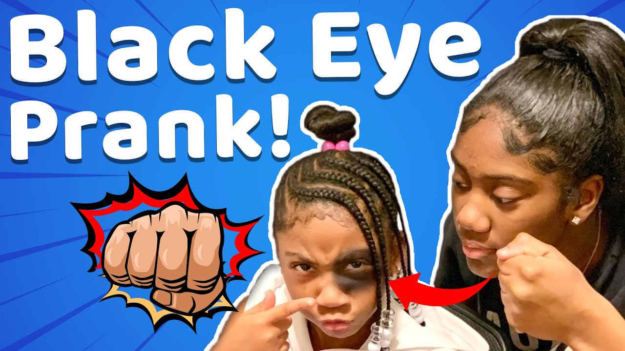 My Sister Gave Me Black Eye Prank😡 - YouTube