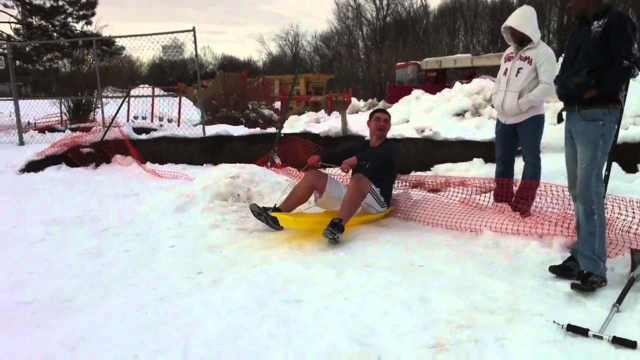 Eric Bonenberger, sledding extraordinaire - YouTube