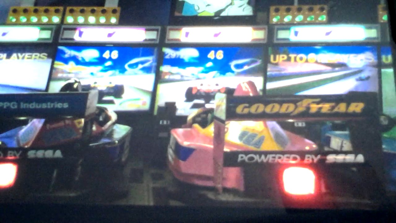 indy 500 arcade game demo by sega 1995 at playduim in missaqua ontario ...
