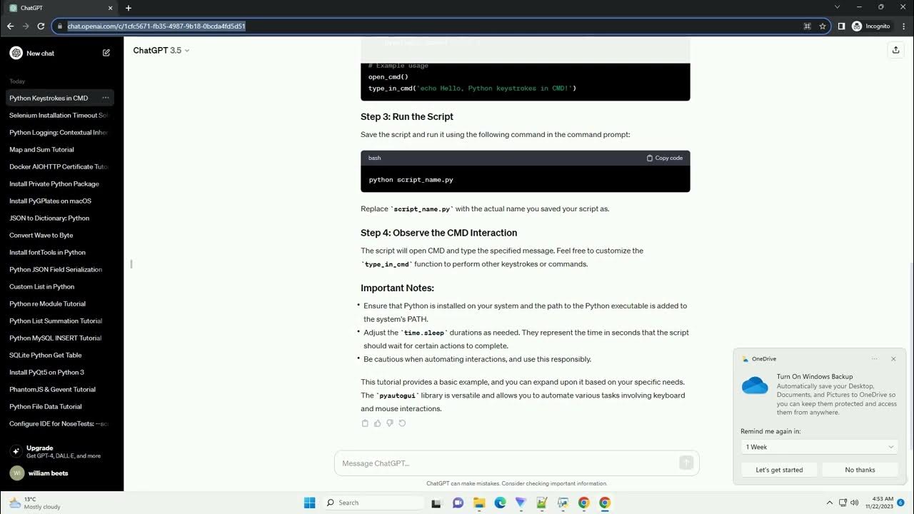How To Get Python To Perform Keystrokes In CMD YouTube how-to-get-python-to-perform-keystrokes-in-cmd-youtube