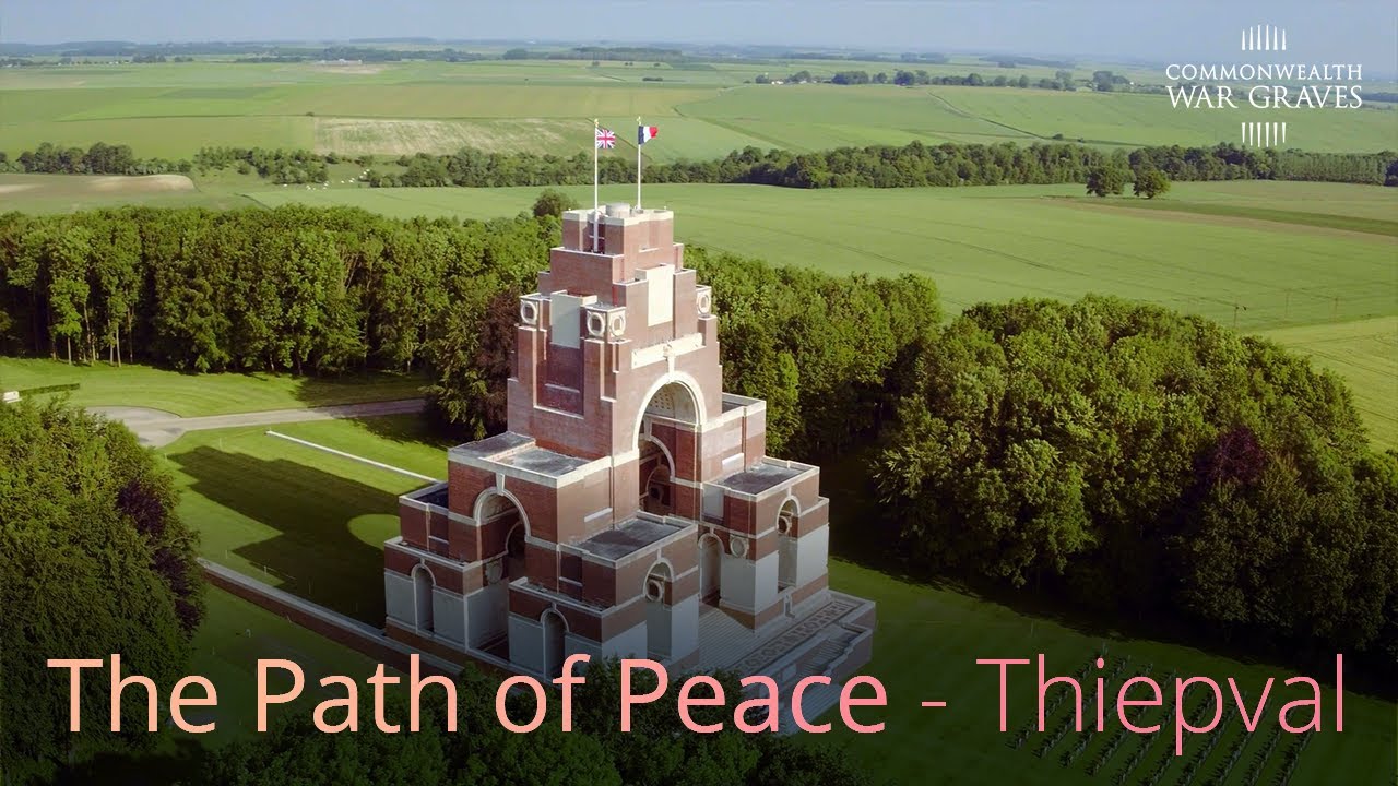 Thiepval Memorial - The Path of Peace - YouTube