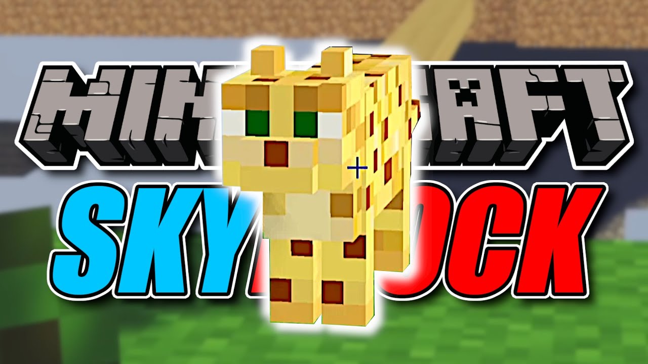 Mein ERSTER OZELOT in MINECRAFT | Minecraft SkyBlock - YouTube