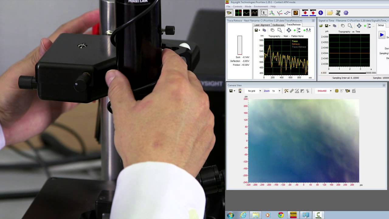 Setup of Atomic Force Microscope Including Explanation of Basic ...