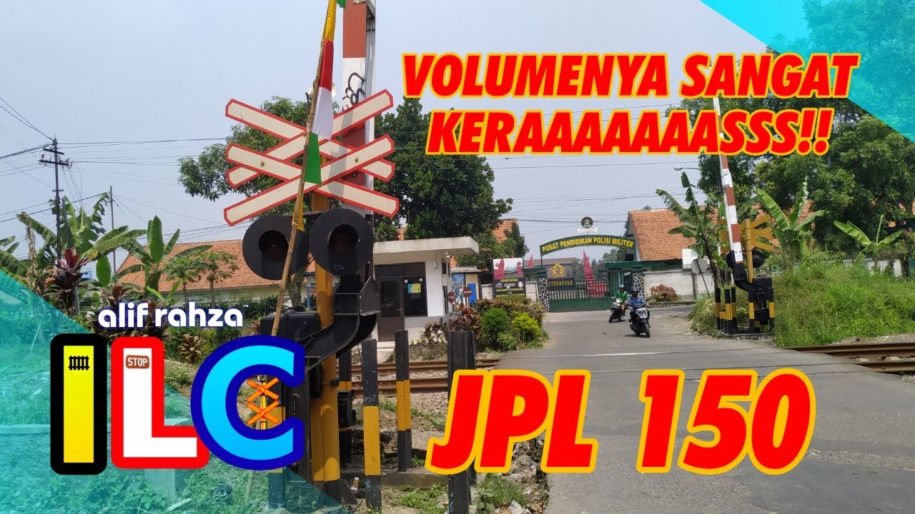 JPL 150 A • Cimahi Pusdikpom | Indonesia Level Crossing 2022 - YouTube