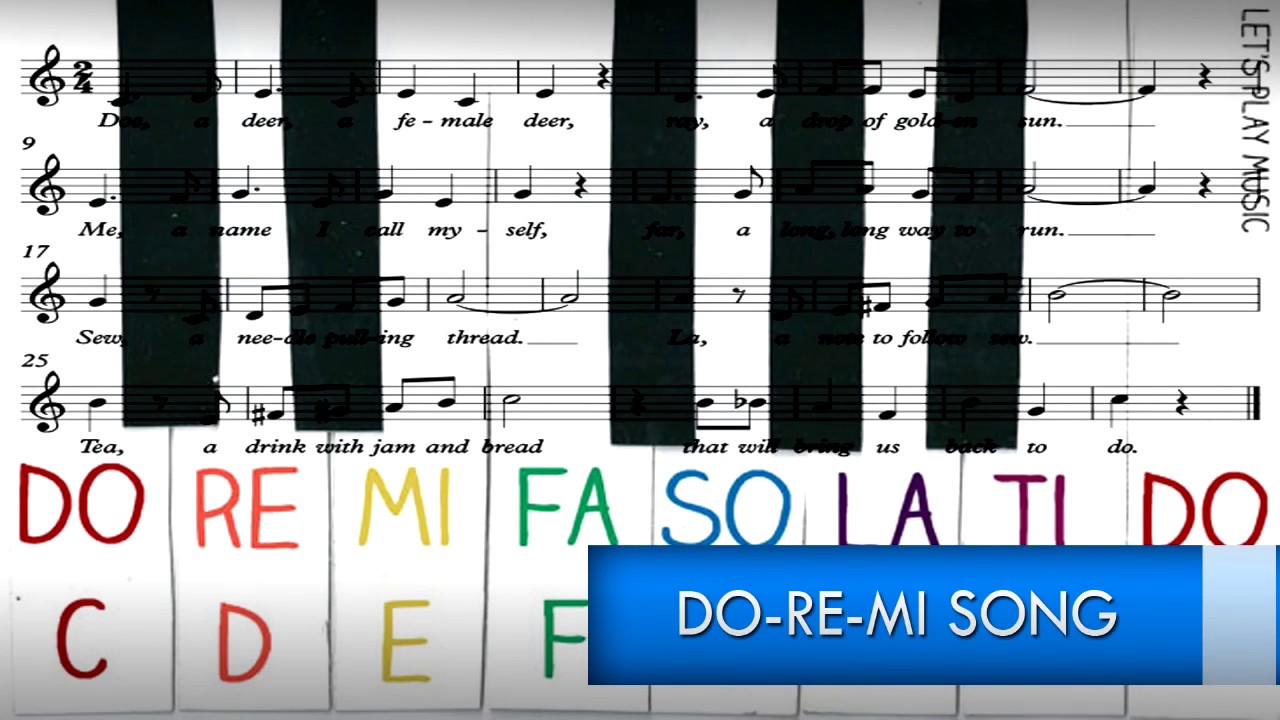 Primary school song! | DO RE MI | Minus one - YouTube