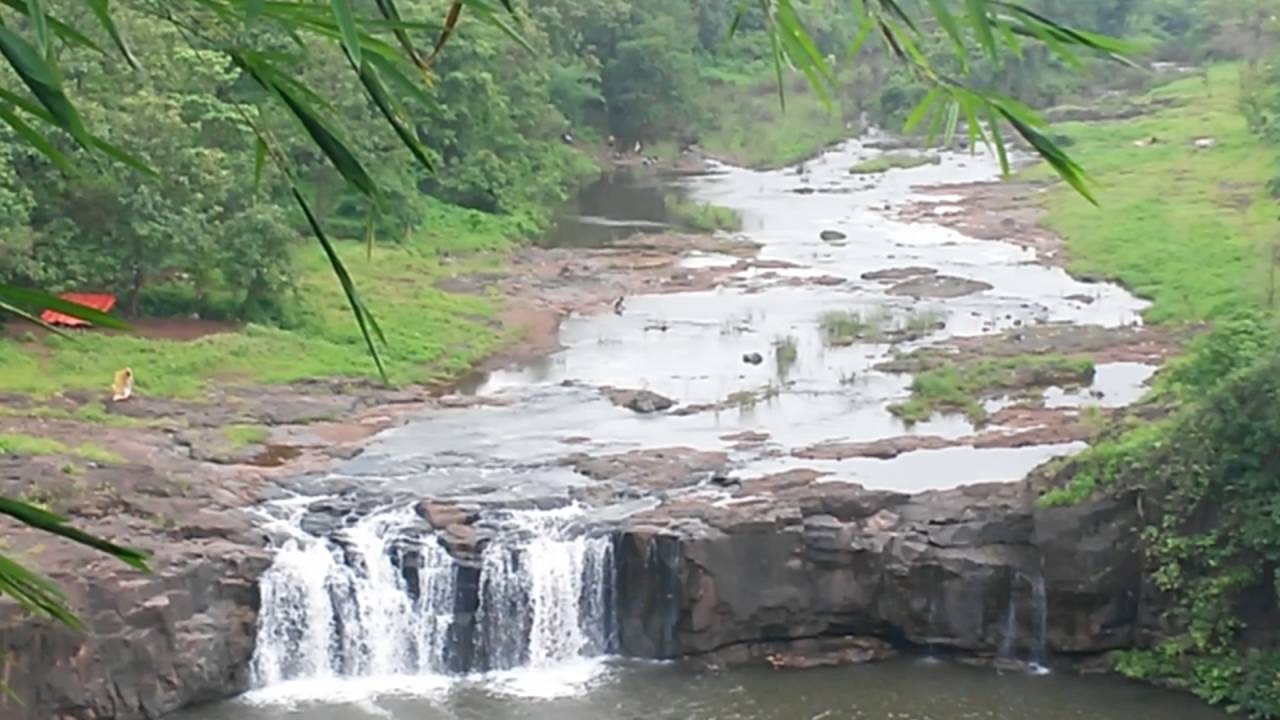 devghat water fall, gujarat - YouTube