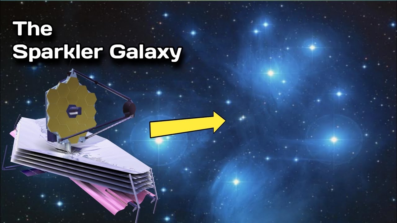 NASA's James Webb Space Telescope Discovers The Sparkler Galaxy - YouTube
