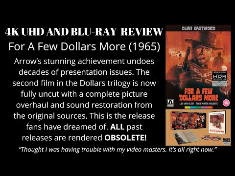 For A Few Dollars More (1965) Arrow Video 4K UHD Limited Edition Review: A Dream Release
