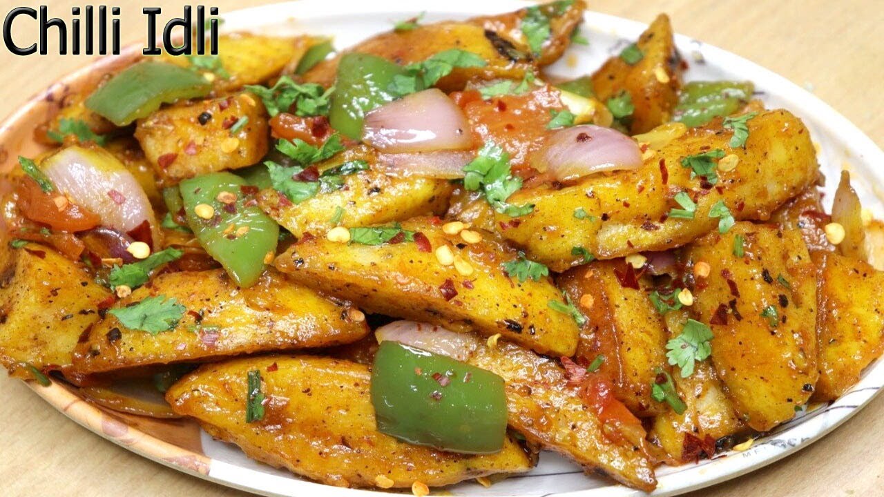 Chilli Idli Recipe | इडली से बनाए चटपटा चाइनीज़ नास्ता | How to make ...